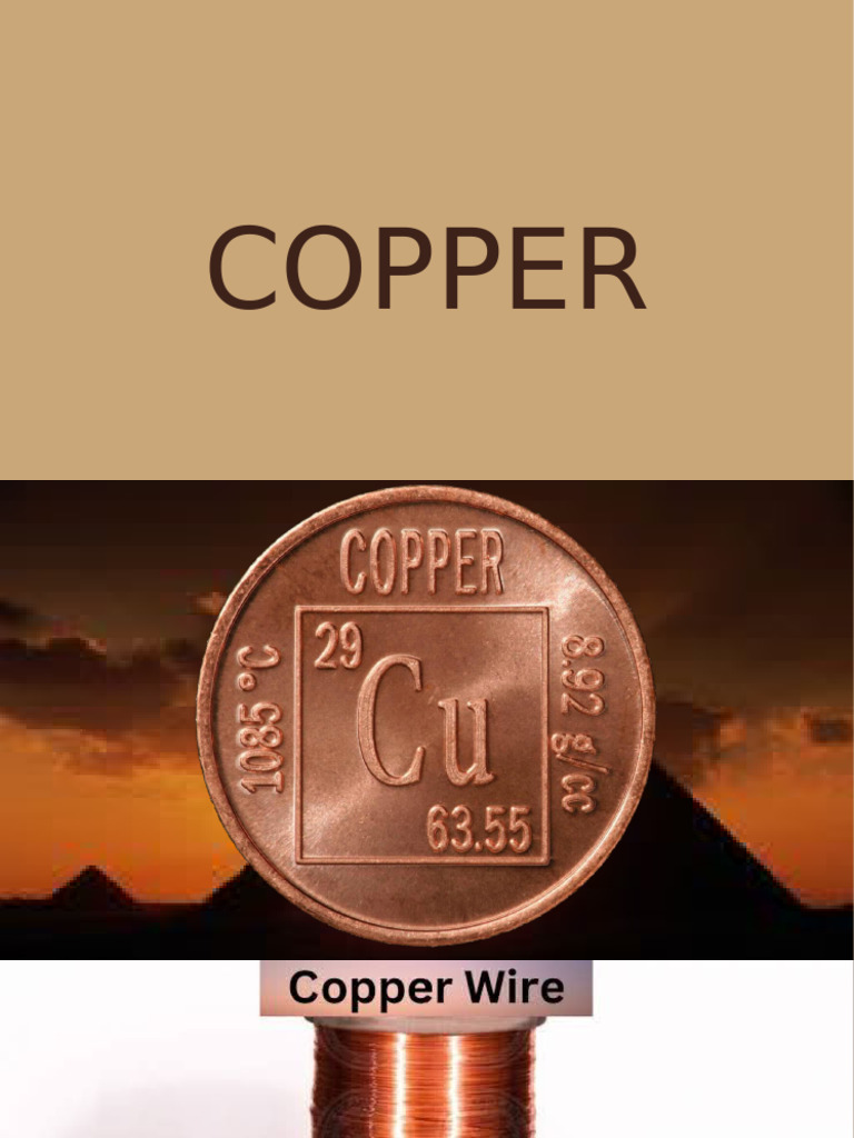Essential Uses and Impact of Copper | PDF | Copper | Renewable Energy