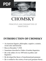 The Nativist Theory: Noam Chomsky | PDF | Language Acquisition ...