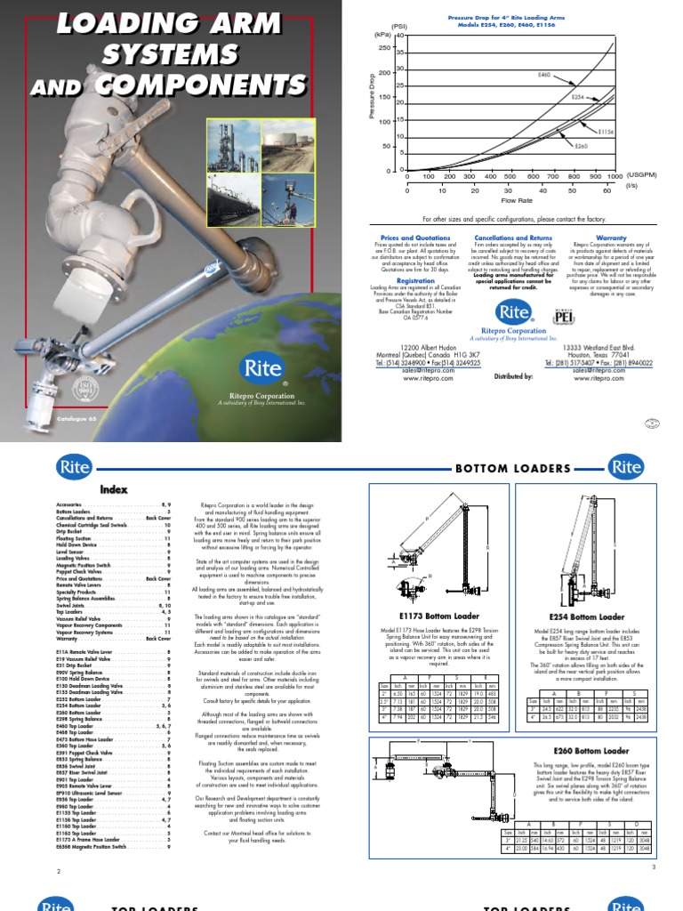 Loading Arm | PDF | Valve | Loader (Equipment)