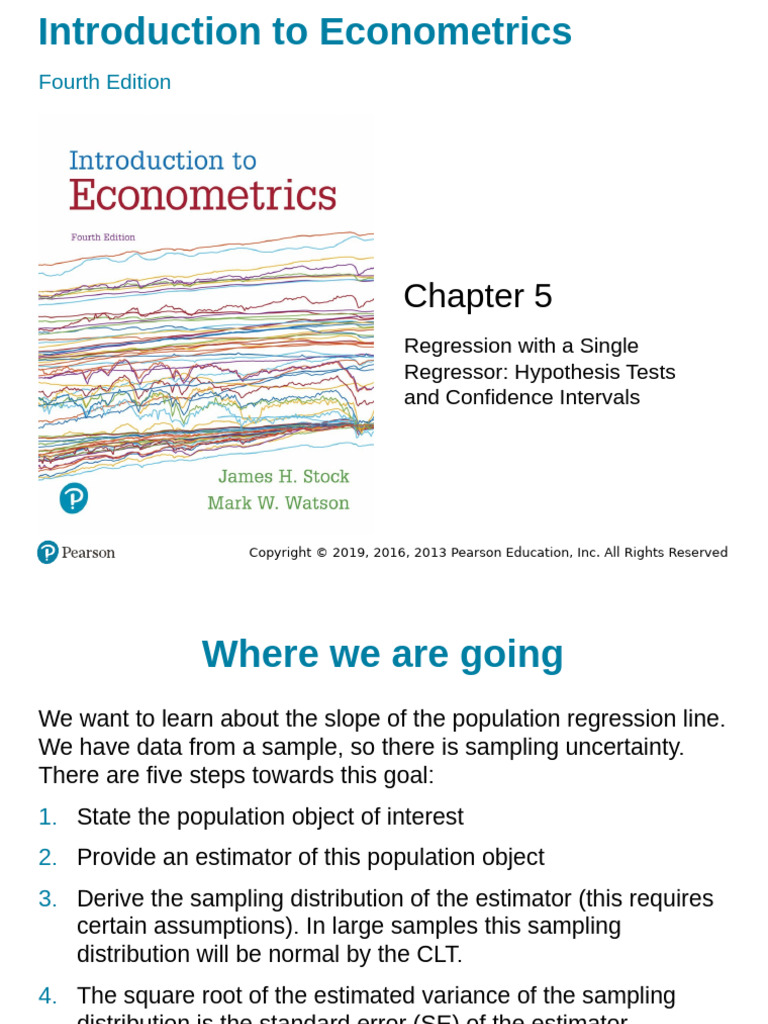 SW Ch 05 Piskula Mod | PDF | Regression Analysis | Estimator