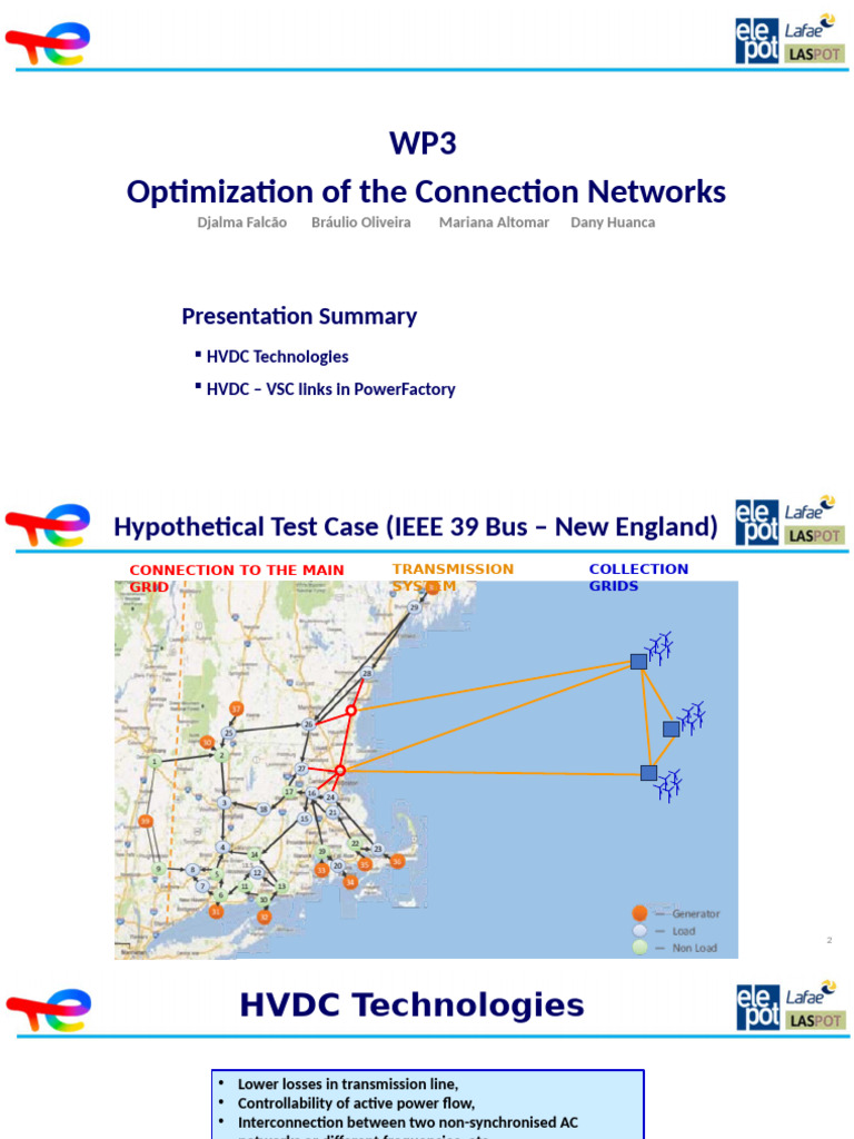 WP3-Optimization of The Connection Networks-18 - 09 - 24 | PDF | High Voltage Direct Current ...