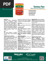 Ficha Técnica - Manto FLEX | PDF | Hormigón | Agua