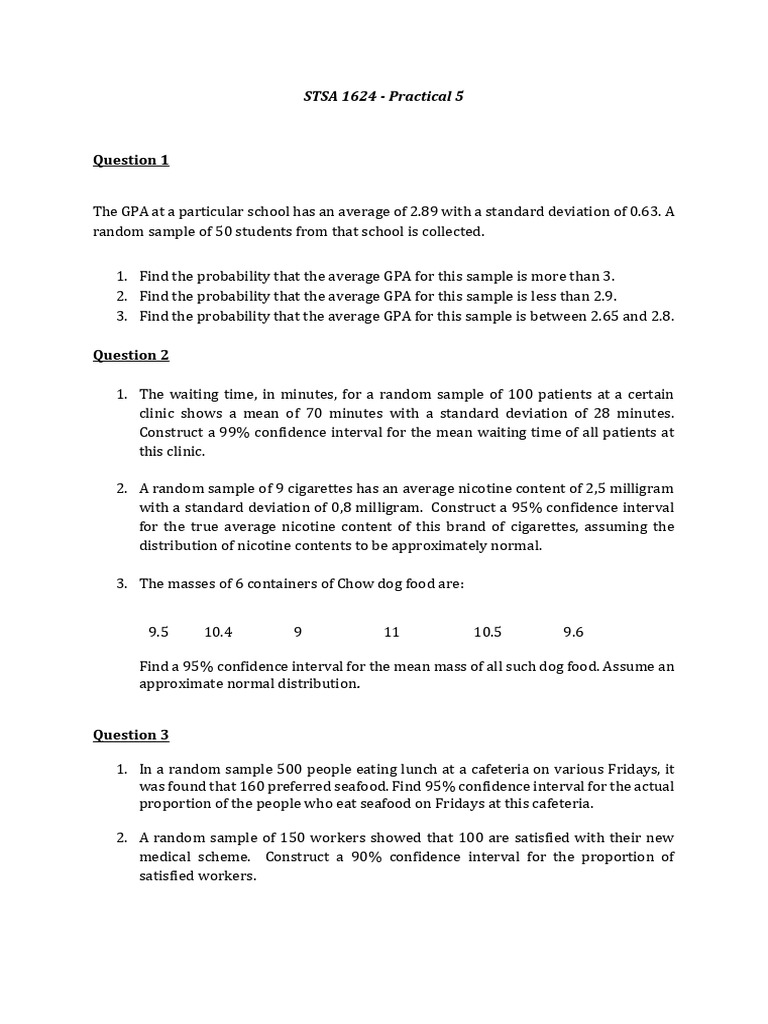 Practical 5 | PDF | Wellness