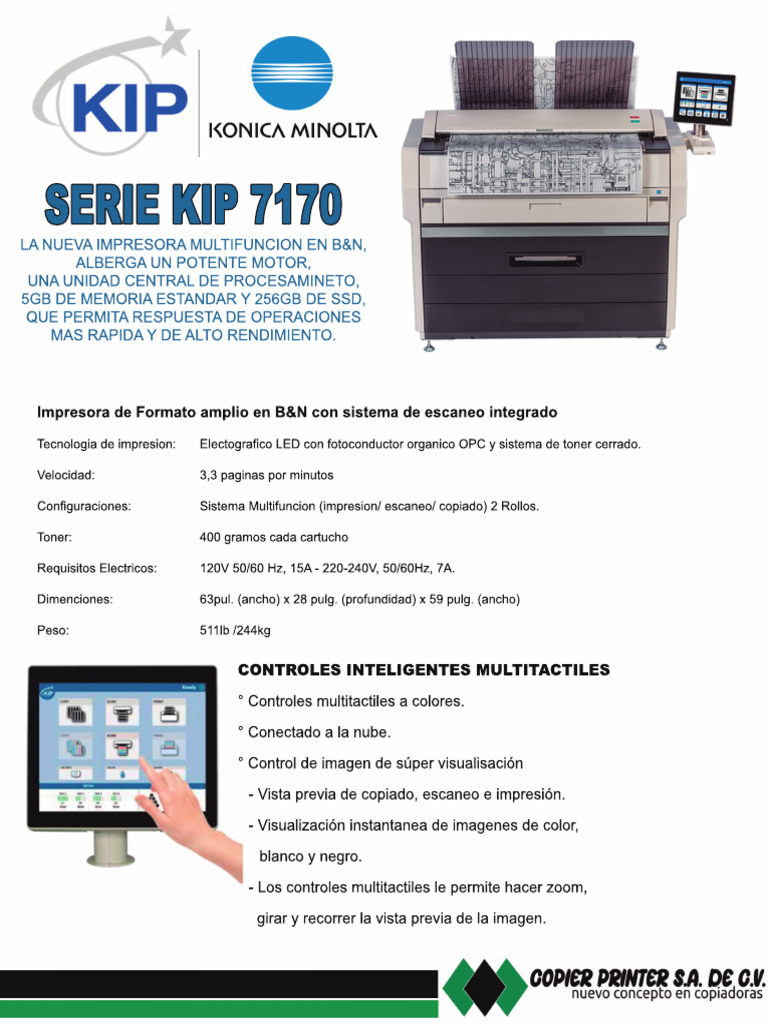 Kip 7170 | PDF