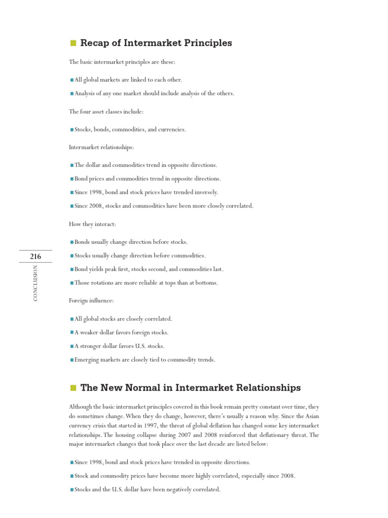Trading With Intermarket Analysis - A Visual Approach To Beating The ...