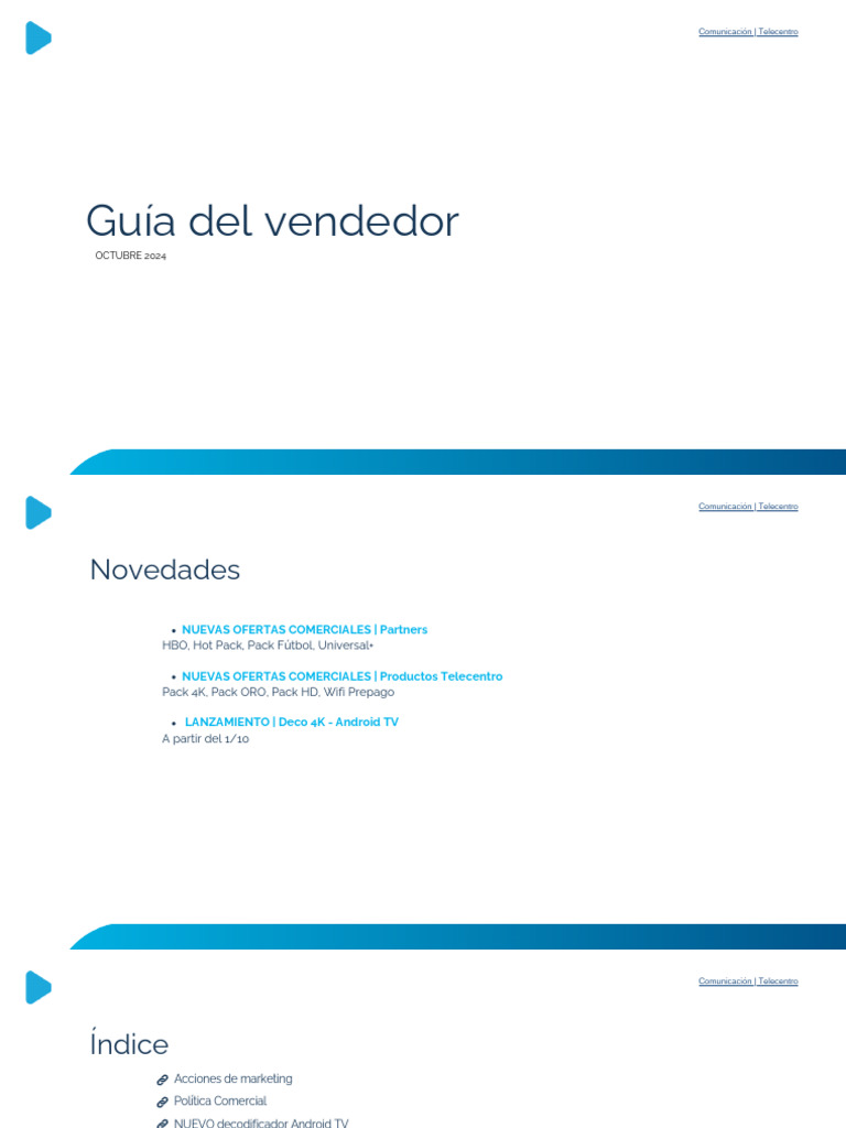 Guiadelvendedor Oct24 | PDF | Android (sistema operativo) | Informática