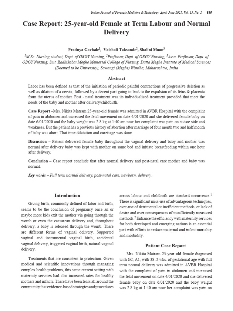 Ojsadmin, 89 | PDF | Childbirth | Pregnancy