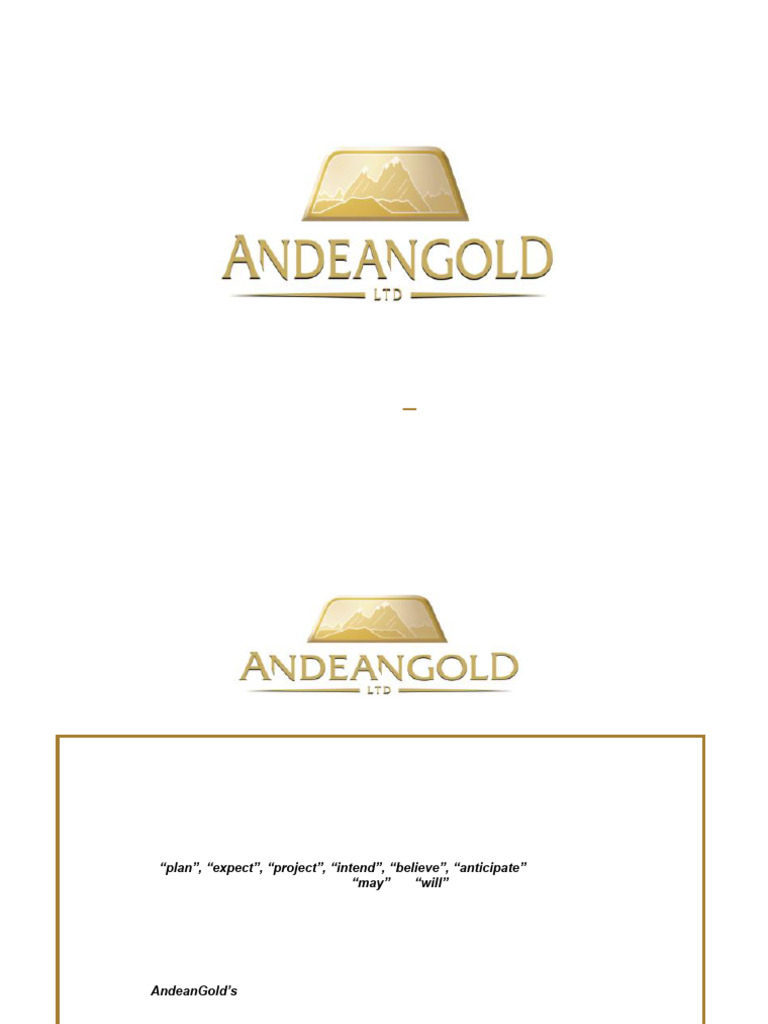 Brochure_Andean Gold_Urumalqui_Jan2013 | PDF | Gold | Mining