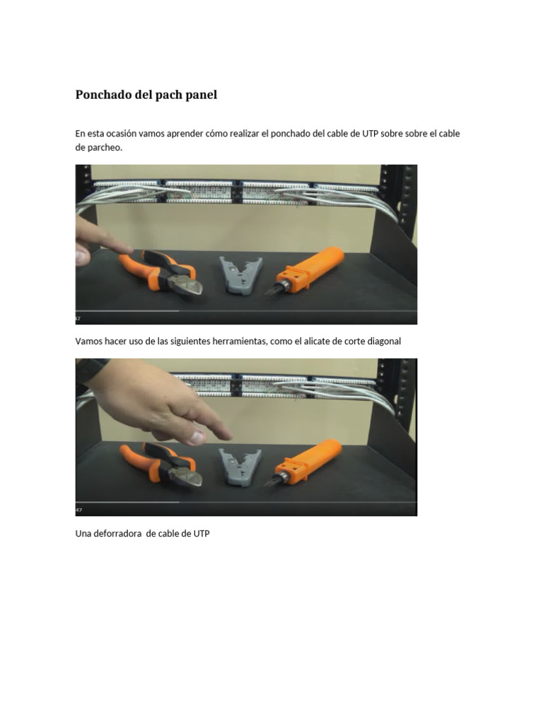 Ponchado Del Pach Panel | PDF