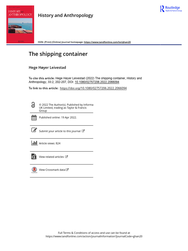 The_shipping_container | PDF | Port | Transport