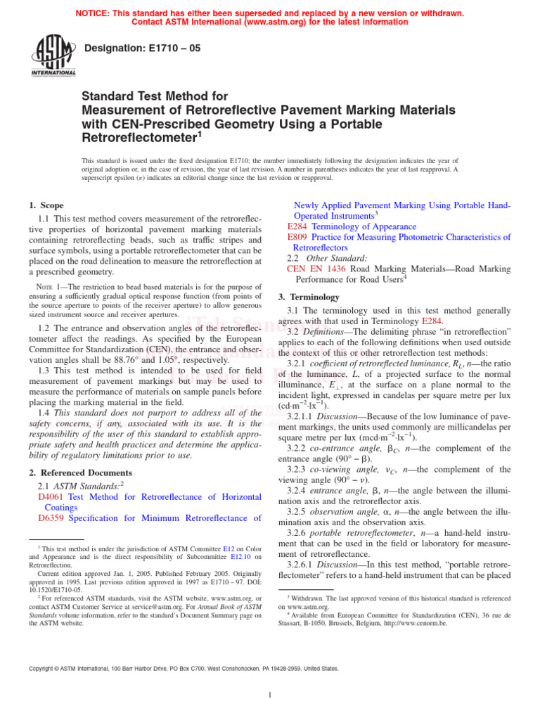 Astm E1710 05 | PDF | Optical Filter | Aperture