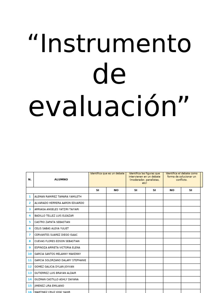 INSTRUMENTOS | PDF