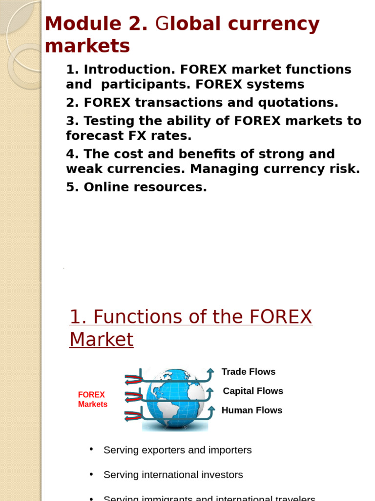 MODULE 2 MBA 2024-4-14 | PDF | Foreign Exchange Market | Exchange Rate