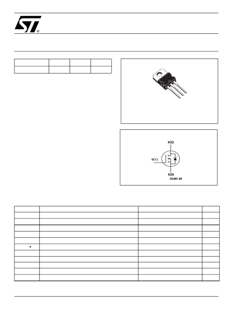 IRF840 | PDF | Diode | Field Effect Transistor