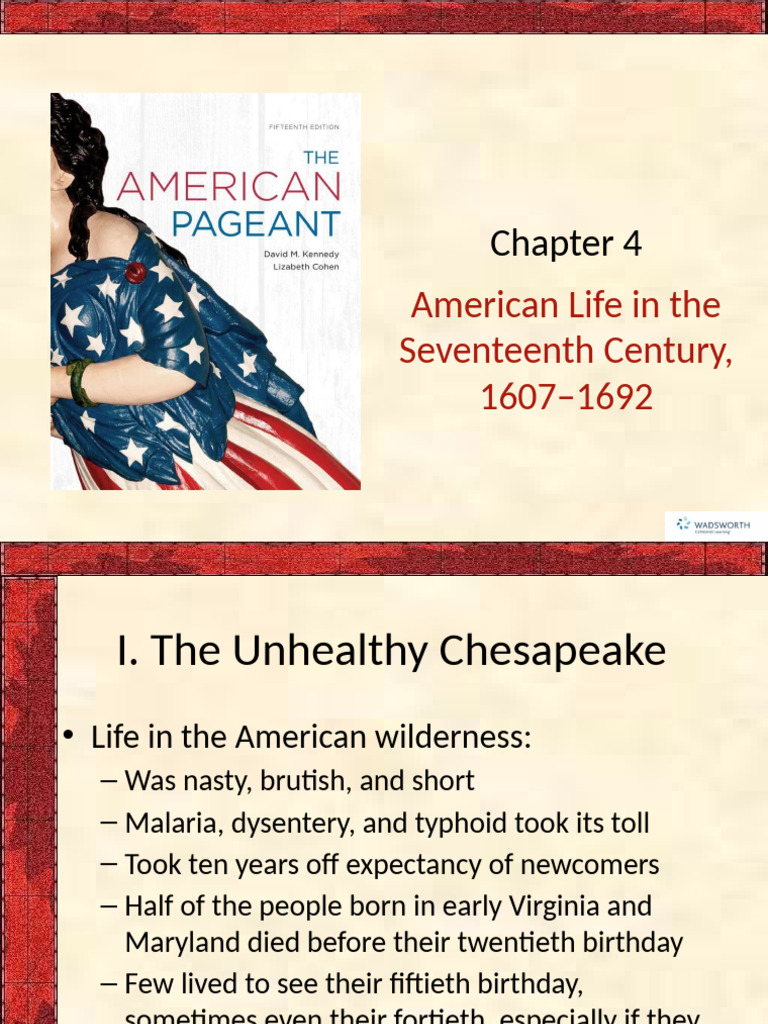 CH 4 Life in The 17th Century | PDF | Slavery