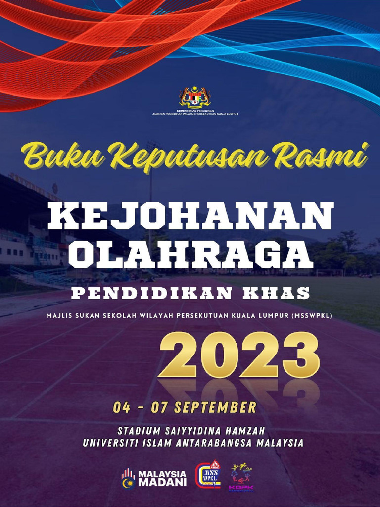 Buku Keputusan Rasmi Kopk MSSWPKL 2023 | PDF
