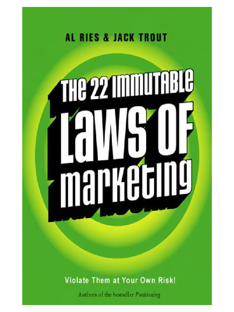 22 Immutable Laws of Marketing | PDF