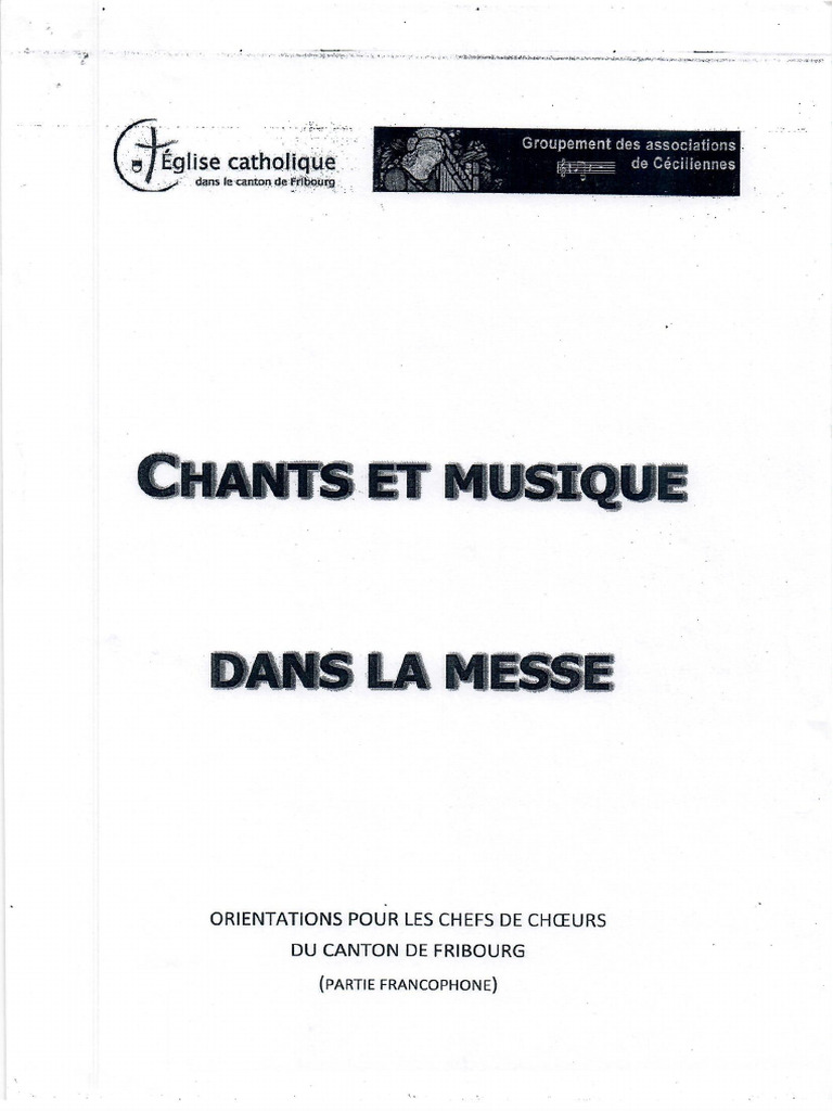 Chants Et Musique Dans La Messe | PDF