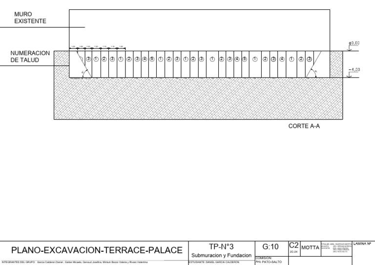 C2 Motta G... (G 10) Garciacalderondaniel TP3 Excavaciona | PDF