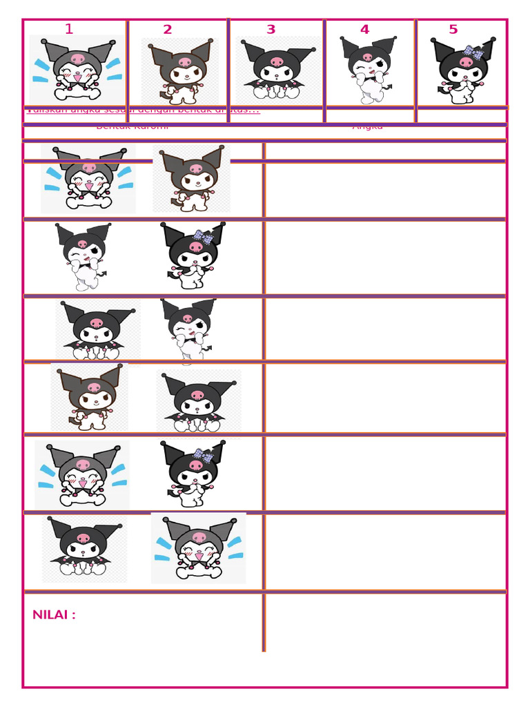 Angka Kuromi: Panduan Lengkap | PDF