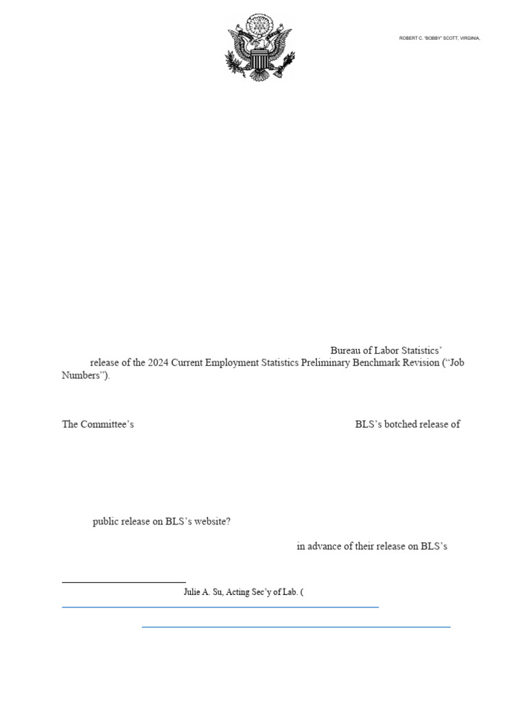 Committee Demands DOL Response on Job Data Leak | PDF | Computer File ...