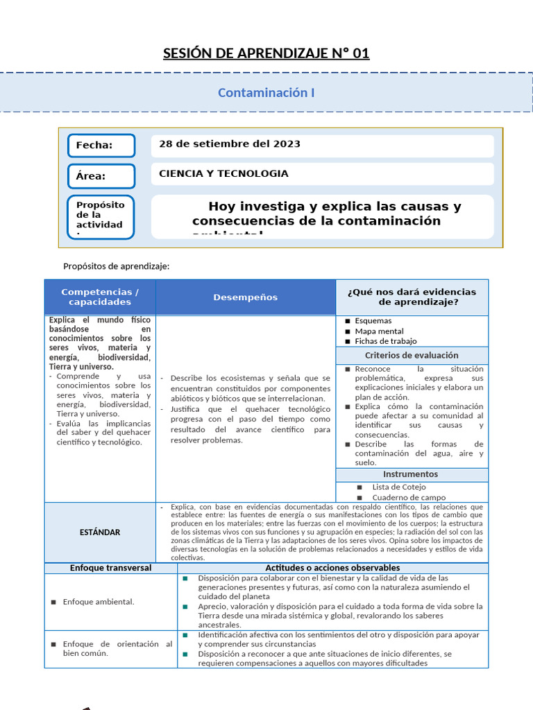 Contaminacion Docx2 | PDF | Contaminación | Entorno natural