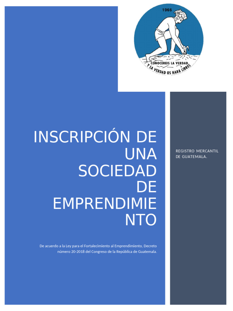 Annotated INCRIPCI C3 93N 20EMPRESA 20DE 20EMPRENDIMIENTO 20RM | PDF ...