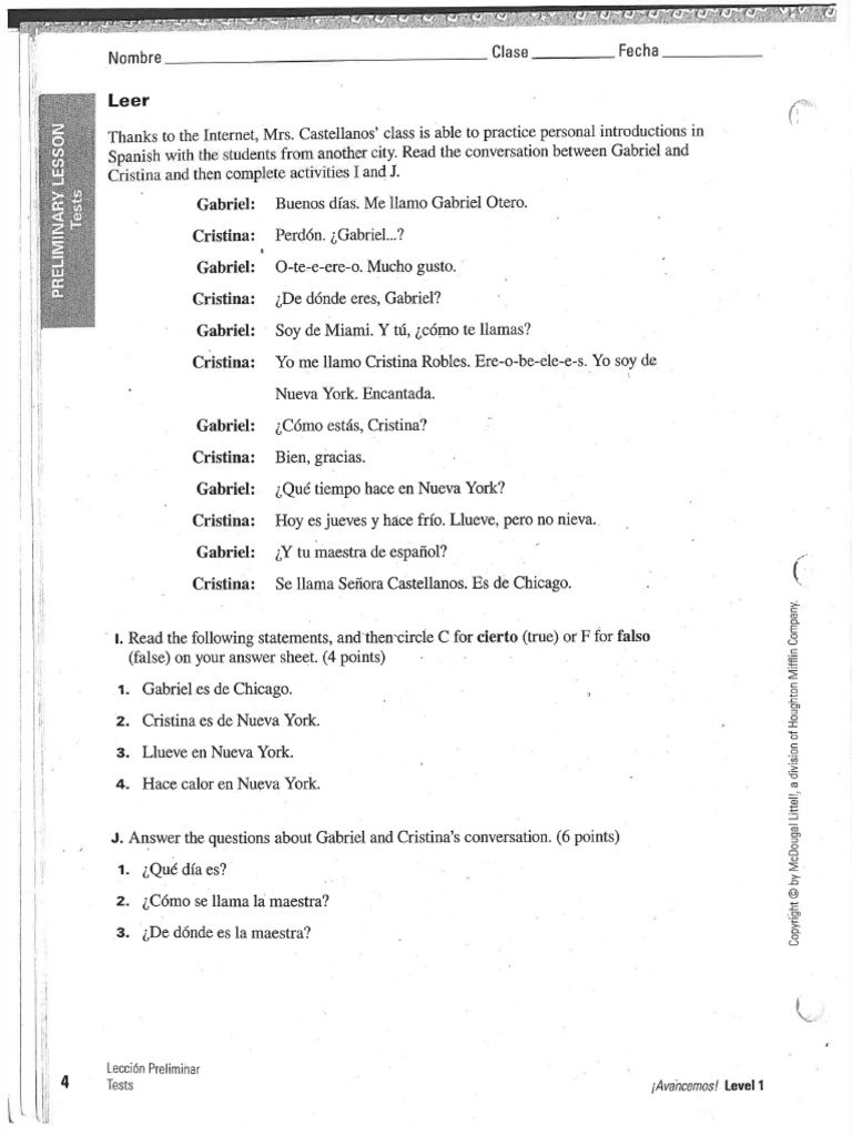 Etapa Preliminar Reading Assignment | PDF