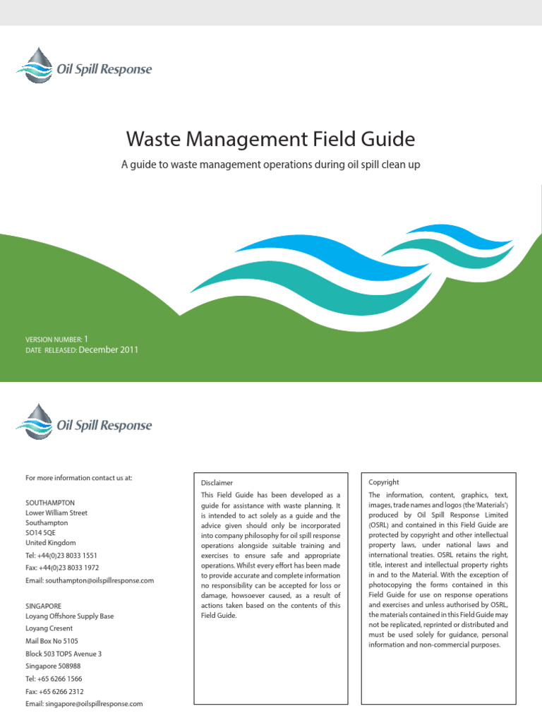 Waste Management Field Guide | PDF | Waste | Waste Management Waste Management Field Guide | PDF | Waste | Waste Management