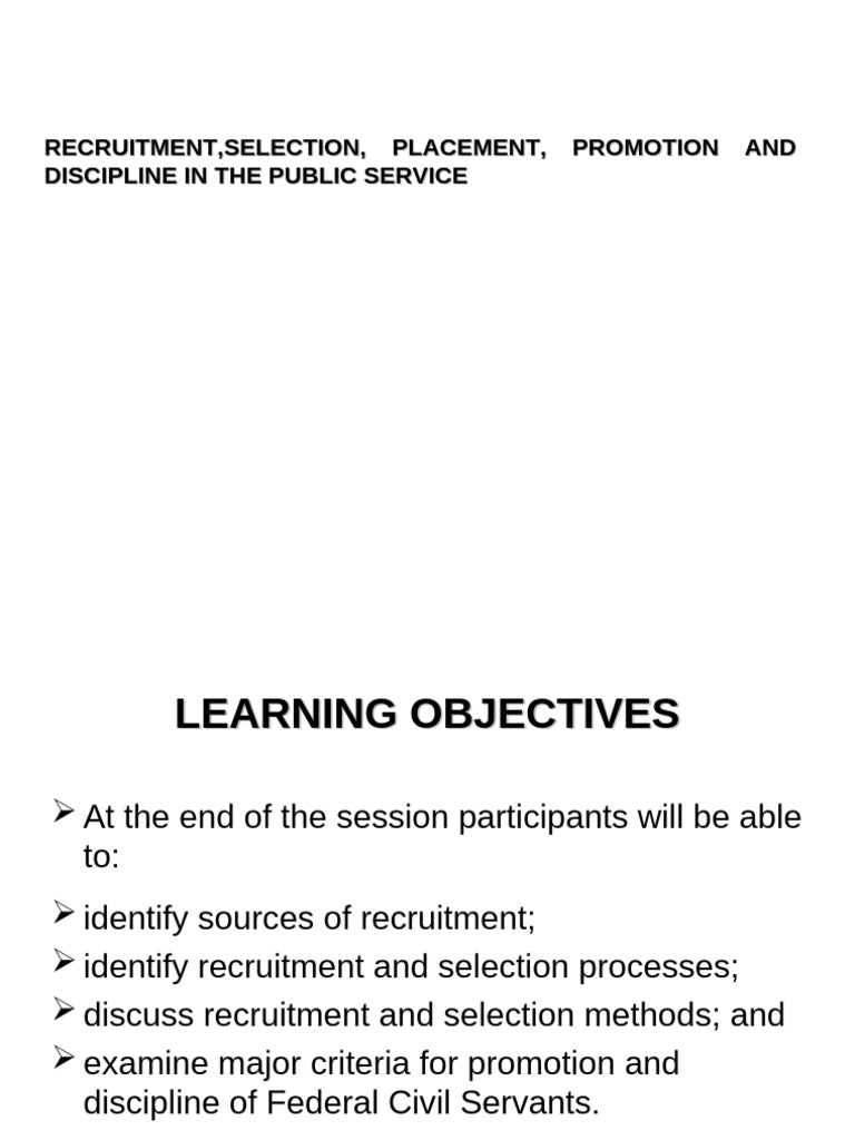 Recruitment Selection & Placement | PDF | Recruitment | Employment