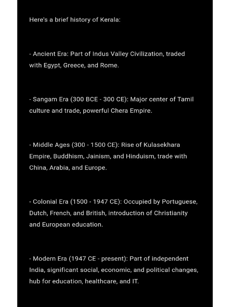 Historyof Kerala | PDF