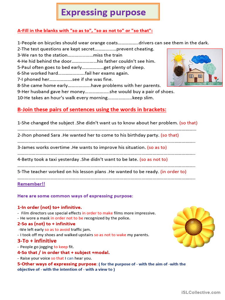 EXPRESSING PURPOSE | PDF