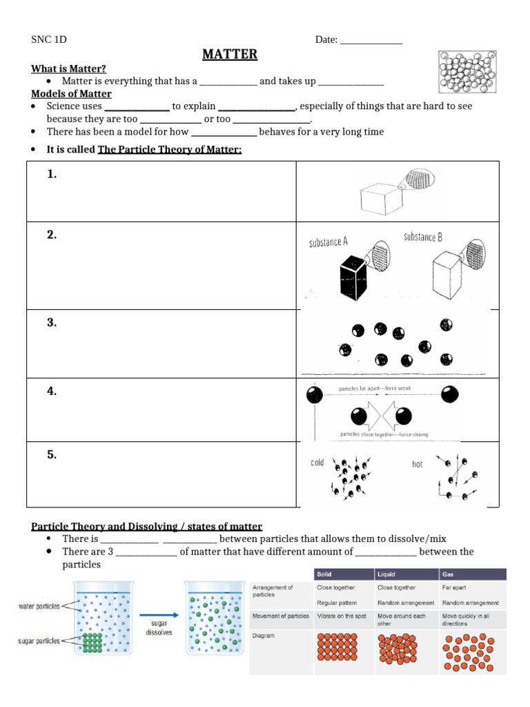 Understanding Models of Matter | PDF | Matter | Evaporation