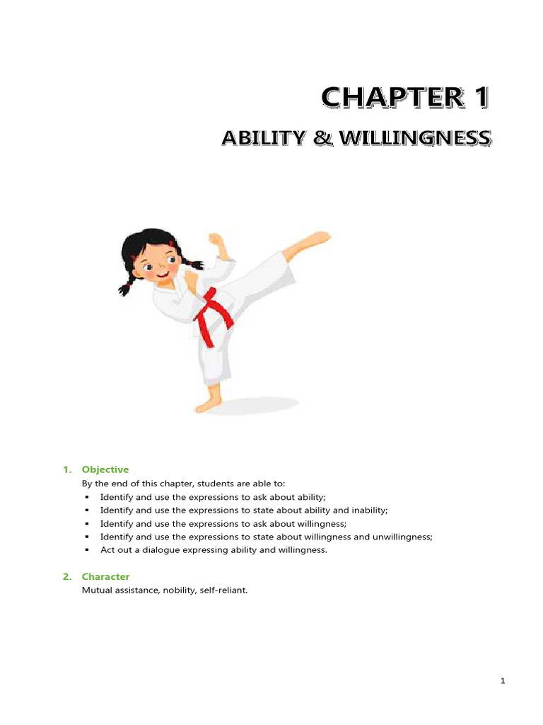 Expressing Ability and Willingness Guide | PDF | Linguistics