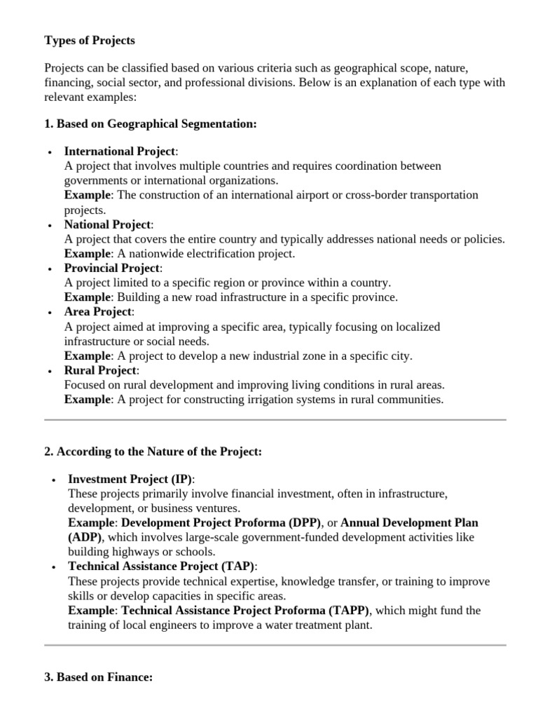 Types and History of Project Management | PDF | Project Management ...