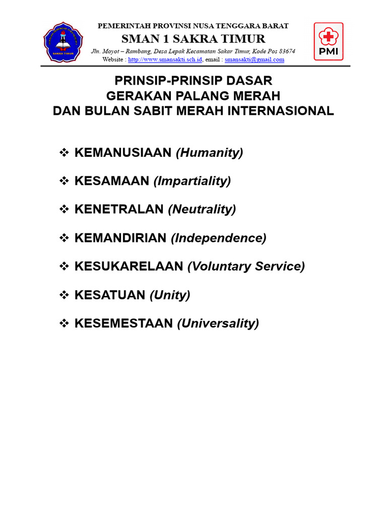 Teks Pelantikan PMR | PDF