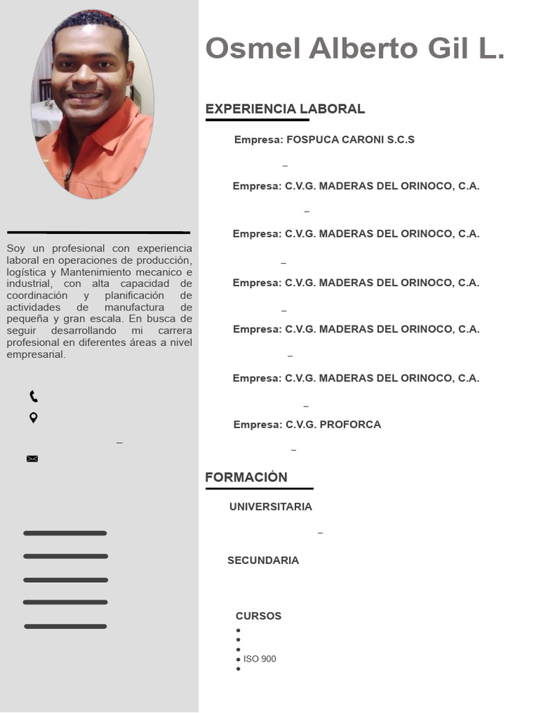 Currículum Gil Louis | PDF | Economias | Business