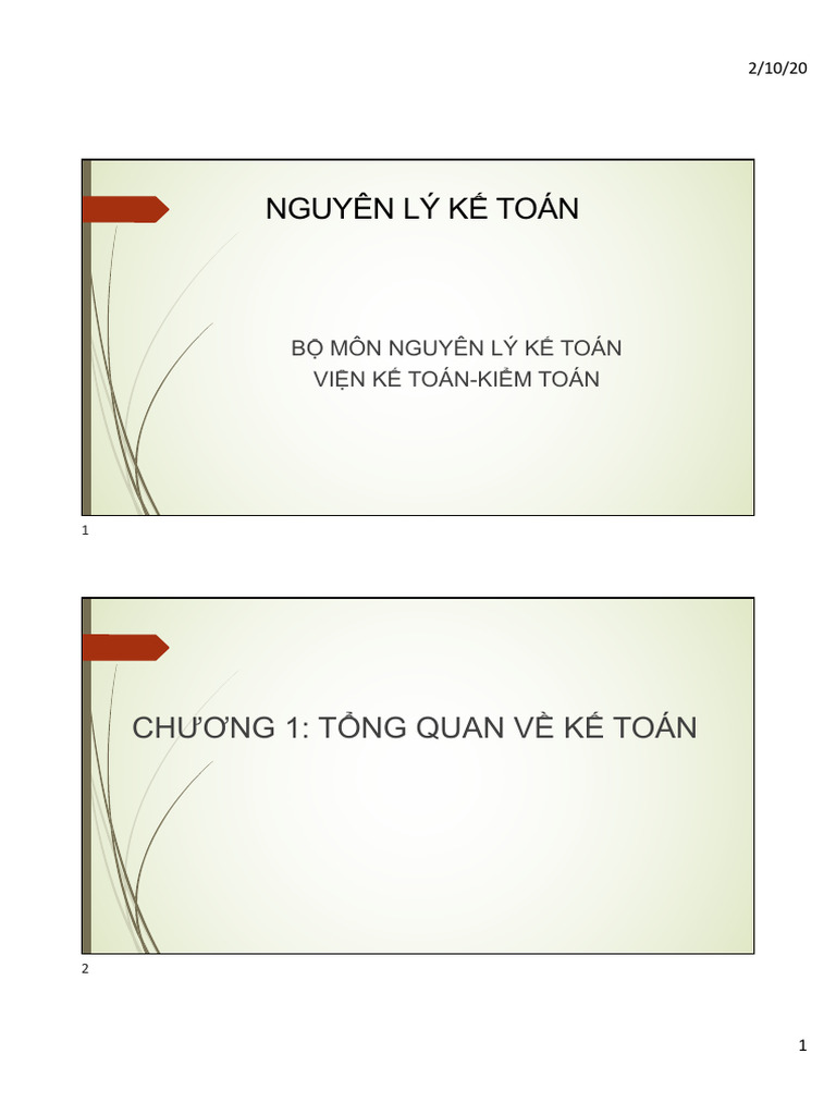 Tong quan ve kế toán | PDF