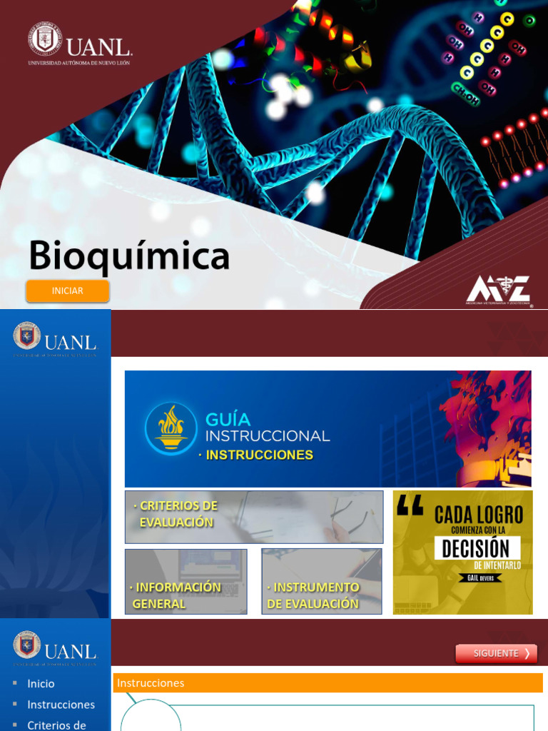 Guía_Bioquímica_Ev1 | PDF | Biomoléculas | Evaluación