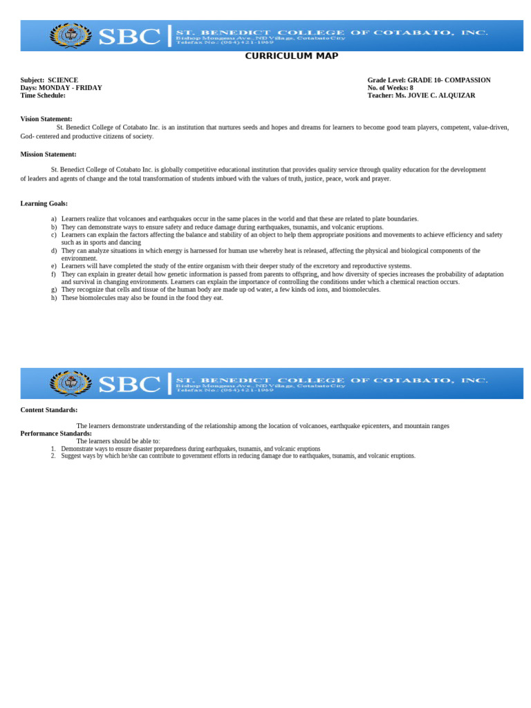 CMAP 10 | PDF | Earthquakes | Volcano