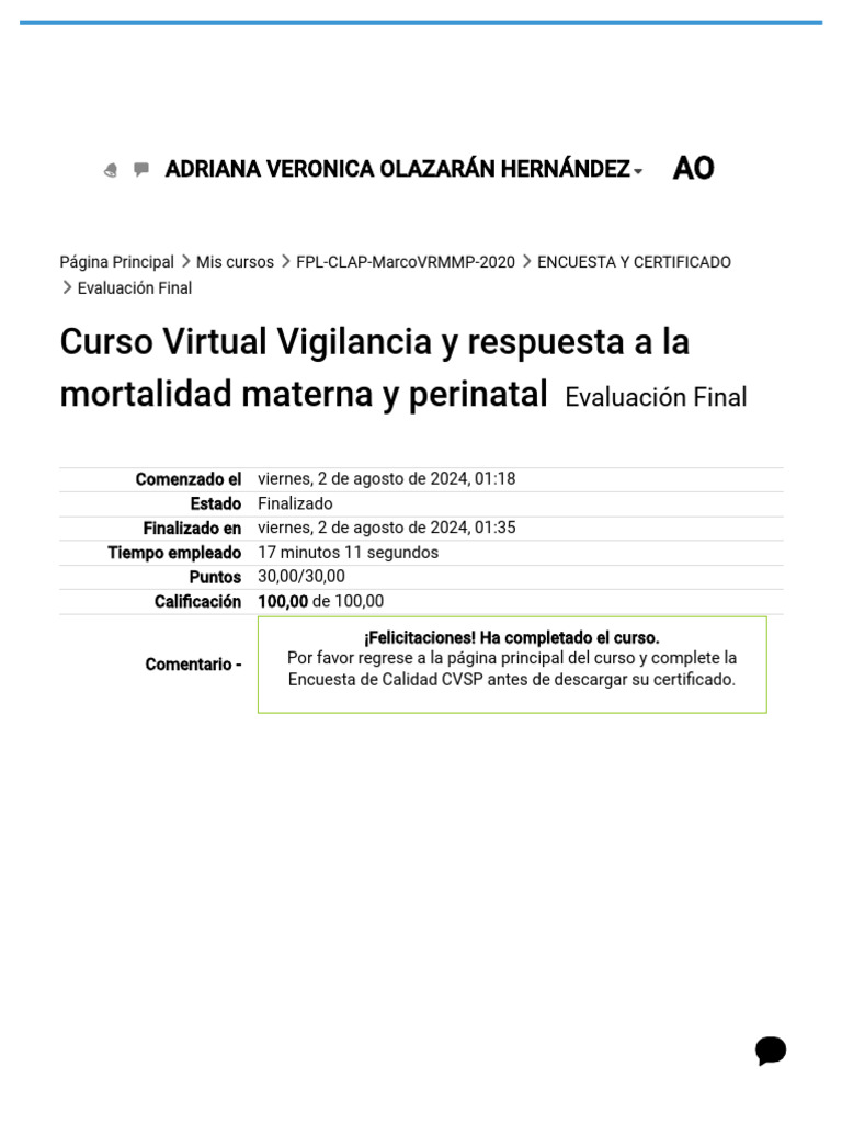 006 - La Vigilancia y Respuesta A La Mortalidad Materna Perinatal ...