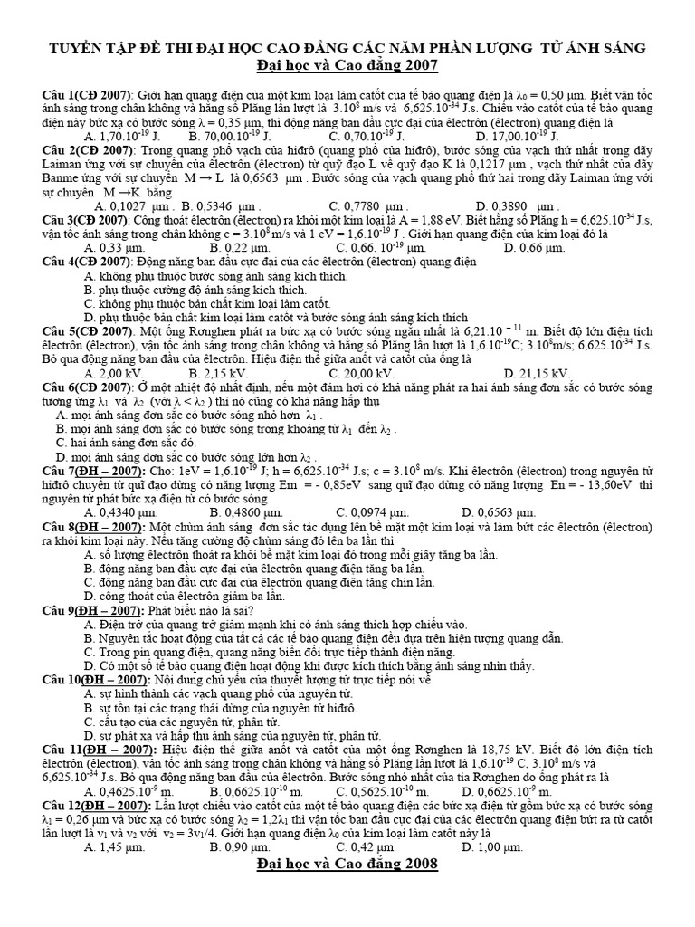 Luong Tu Ánh Sang | PDF