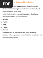 CLASS XI BIOLOGY PPT Chapter 2 Biological Classification | PDF