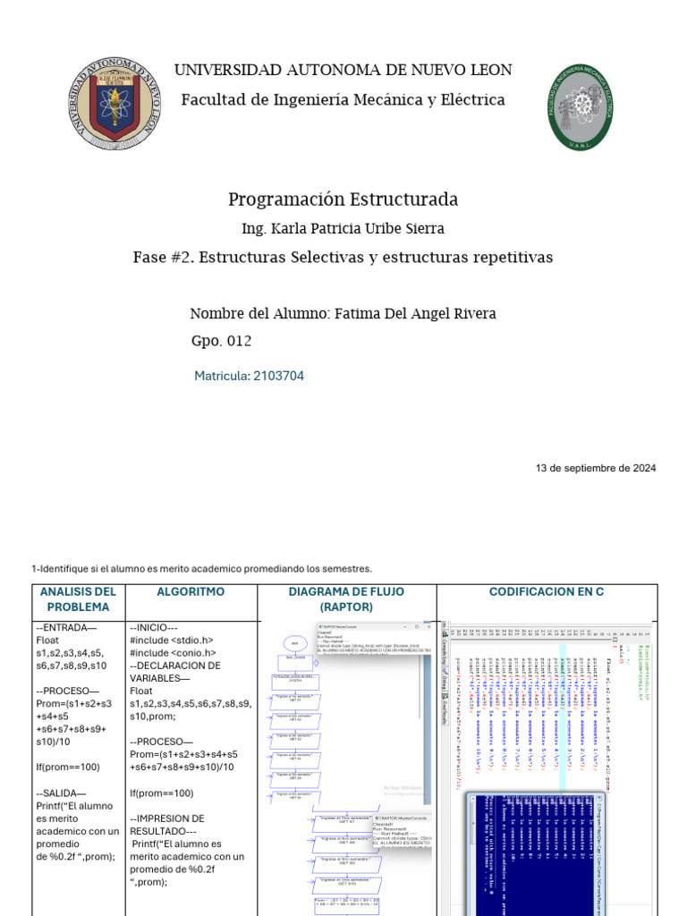 Fase-2 - Programacion-Estructurada - 2103704 | PDF | Algoritmos | Ciencias de la Computación