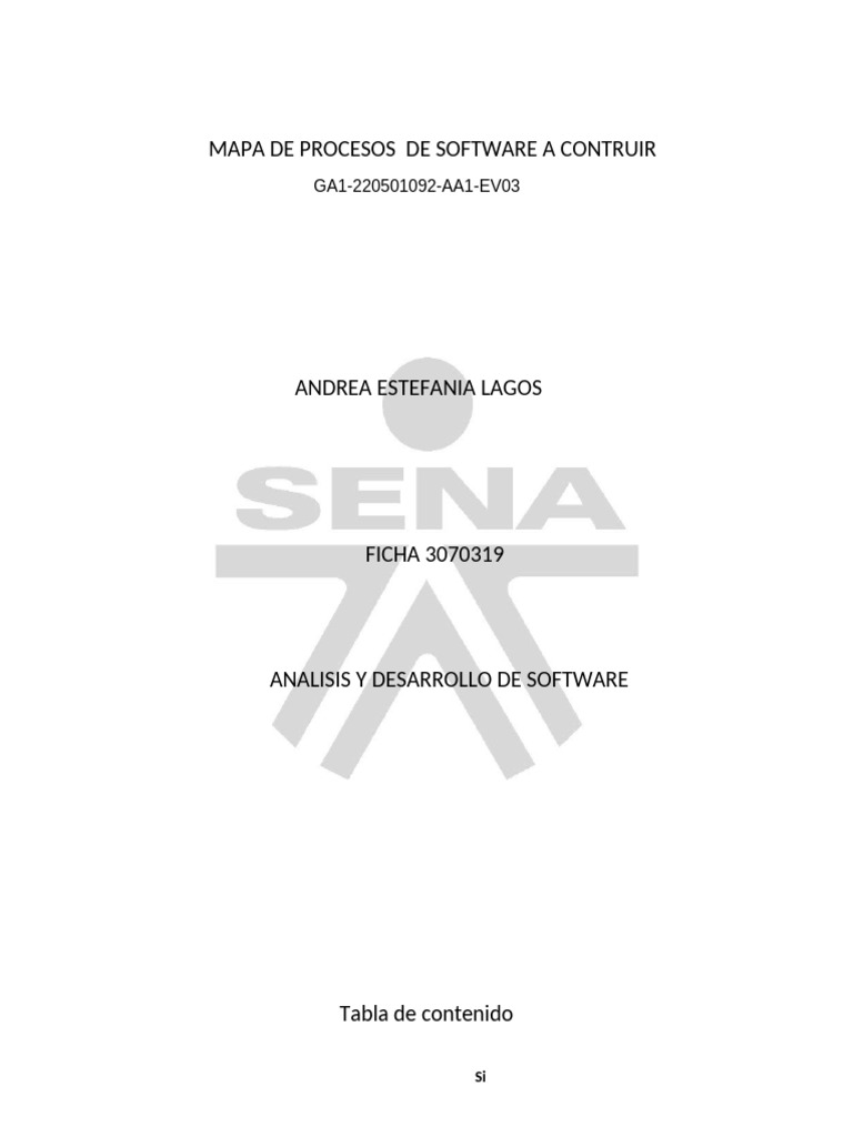 Mapa de Procesos de Software A Contruir 3070319 | PDF | Software ...