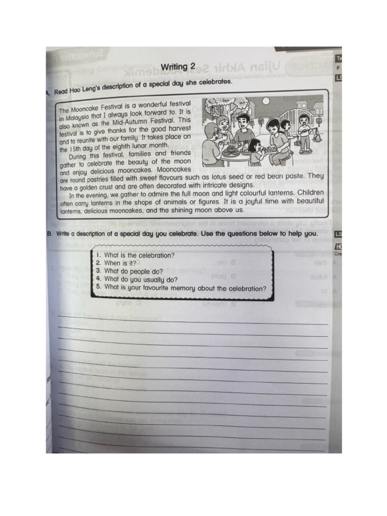 Sample Questions ENGLISH YEAR 5 | PDF