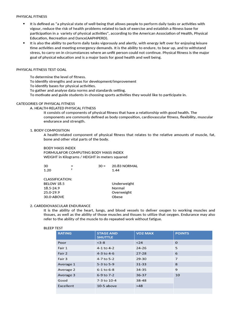 Fitness Concepts | PDF | Anatomical Terms Of Motion | Musculoskeletal ...