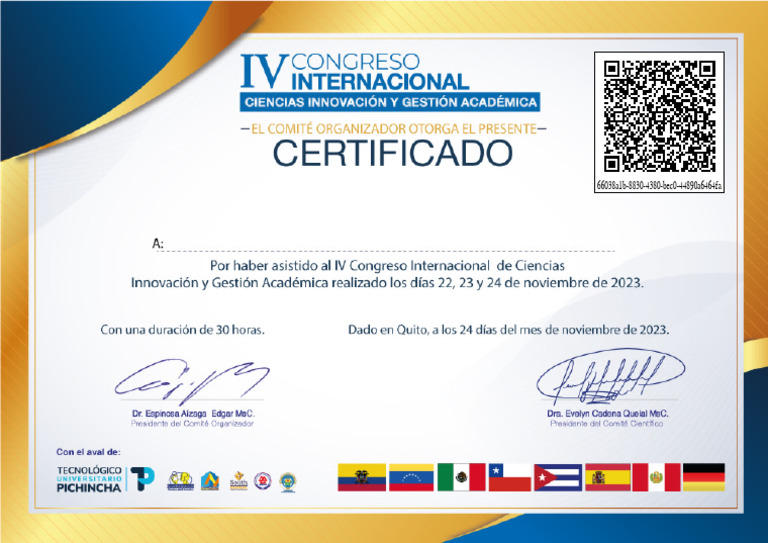 IV Congreso Internacional-Descarga Tu Certificado Del IV Congreso Internacional 4171 | PDF
