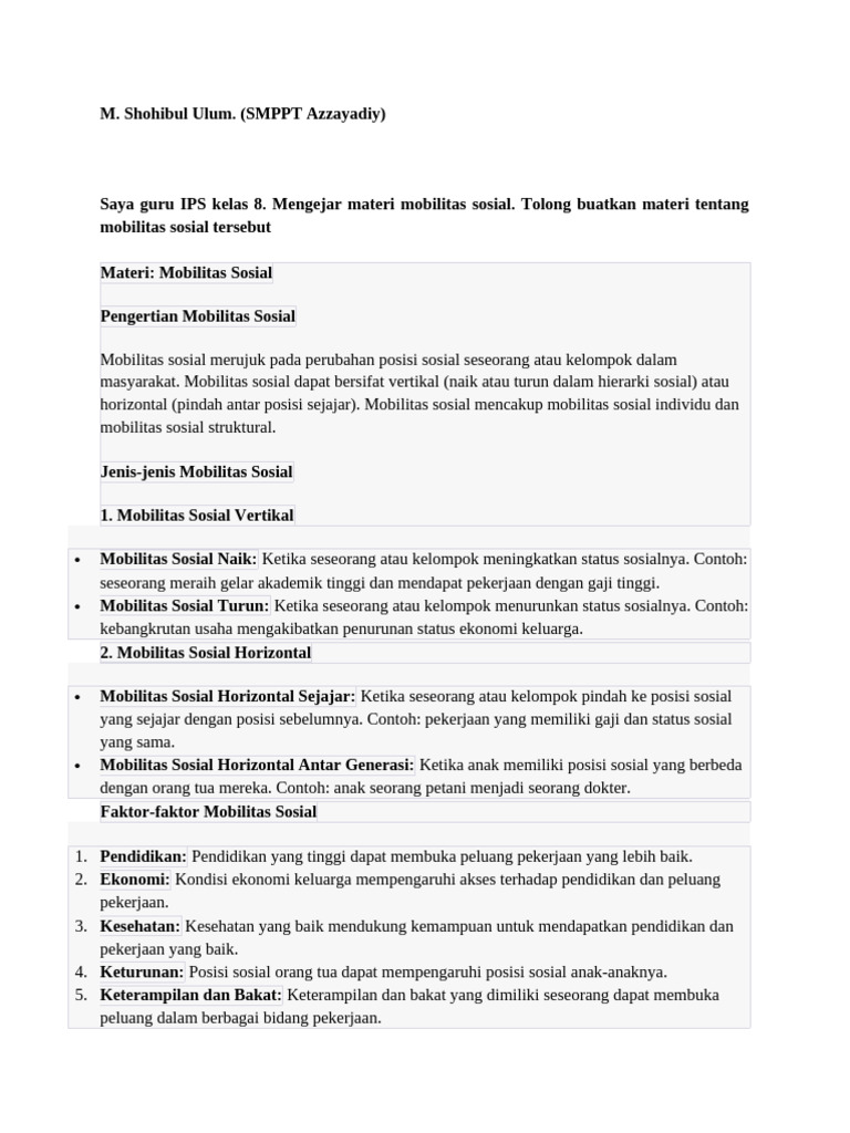 Tugas Chat GPTC Ips | PDF