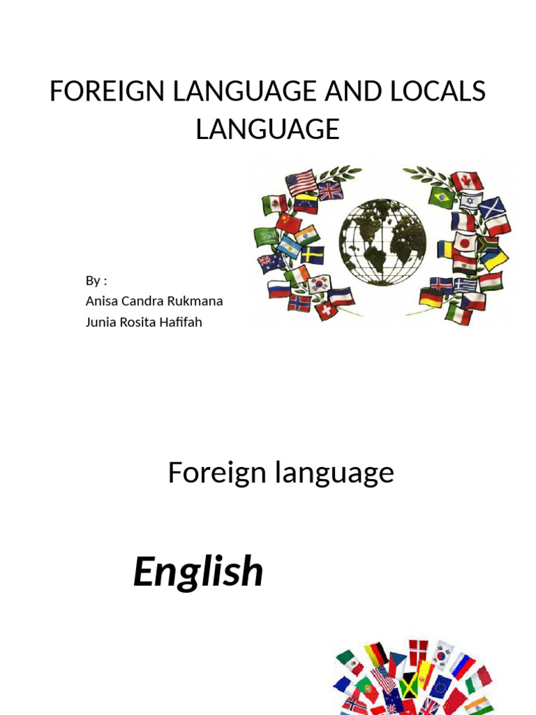 Foreign Language and Locals Language | PDF